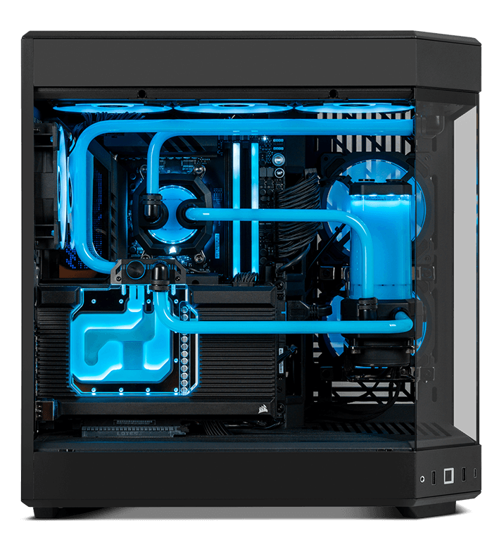 PCSPECIALIST - Water Cooled PCs mit LIQUID SERIES